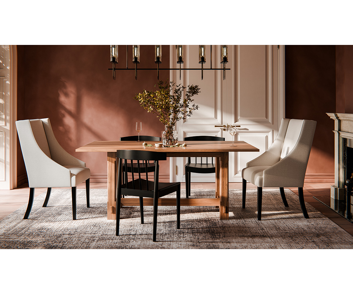 Magnolia Trestle Table Hardwood Creations